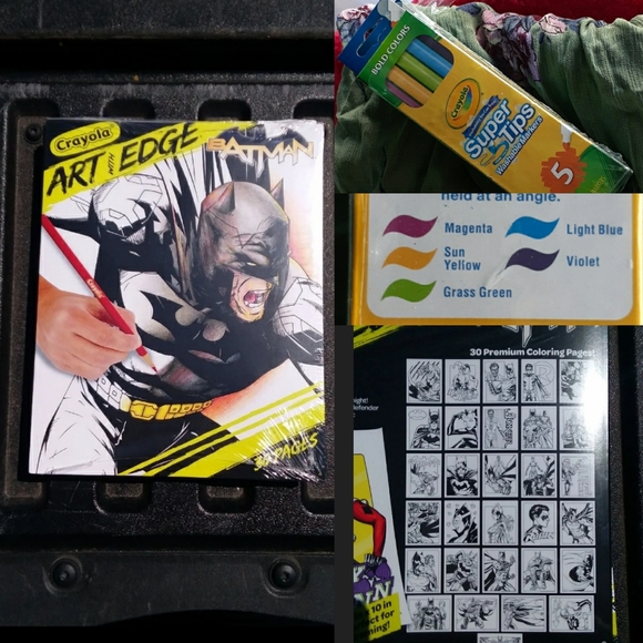 Crayola | Office | Coloring Book Lot Batman | Poshmark
